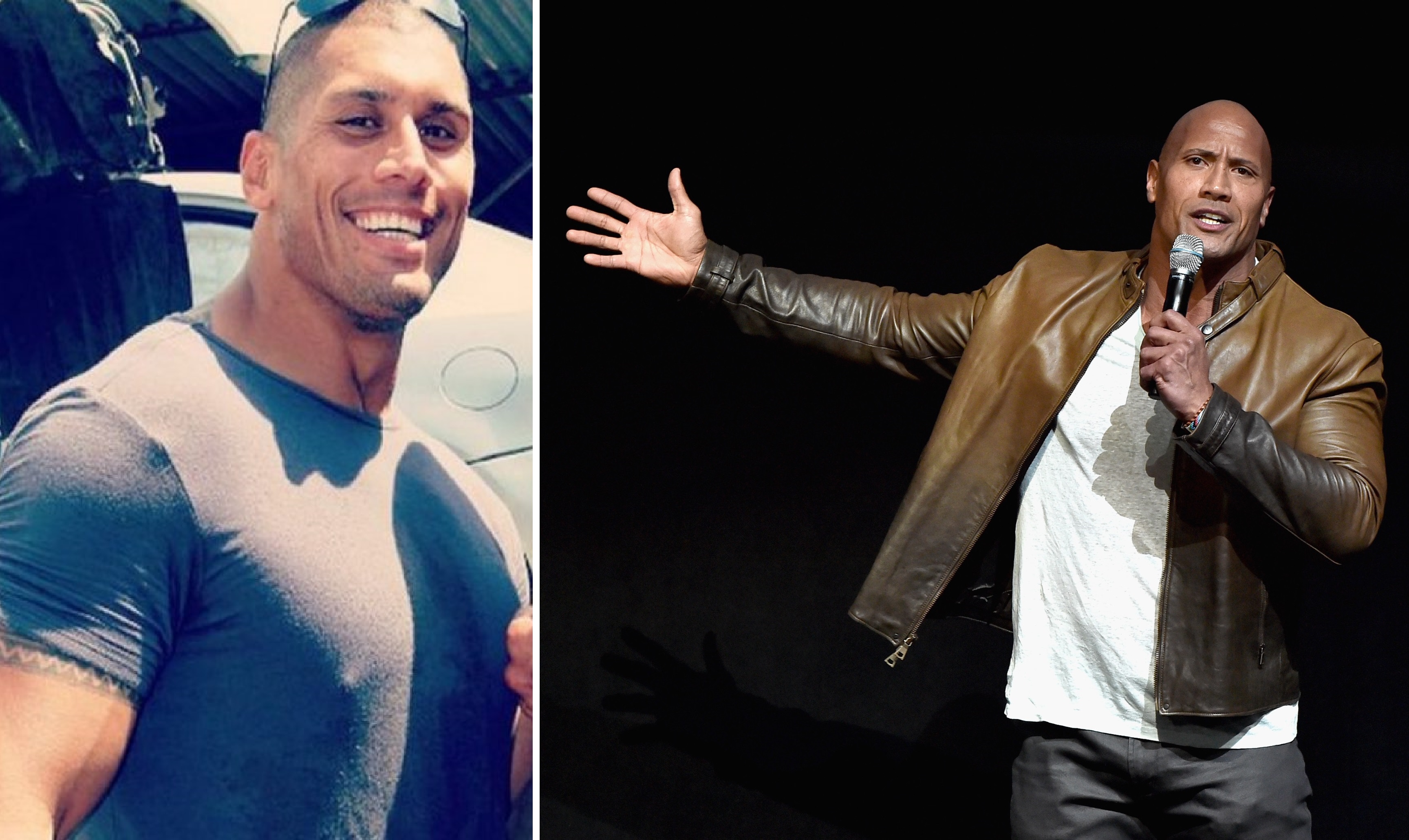 Son como dos rocas: te presentamos a Tanoai Reed el primo idéntico de ...