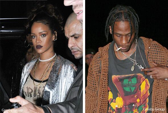 Dicen que Rihanna está bien enamorada de Travis Scott - Univision