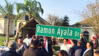 'Ramón Ayala' ahora es una calle principal de Hidalgo, Texas - Univision